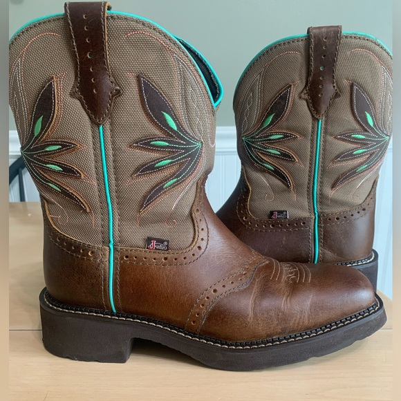 Justin Boots | Shoes | Womens Justin Leather Boots | Poshmark